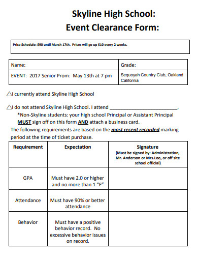 10+ School Clearance Form Templates in DOC | PDF