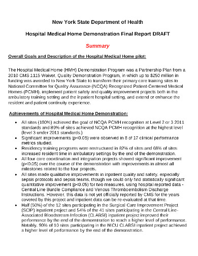 19+ Hospital Report Templates in PDF | MS Word