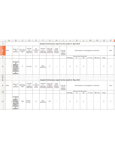 19+ Hospital Report Templates in PDF | MS Word
