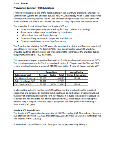 12+ Hospital Project Report Templates in PDF