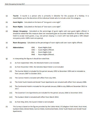 14+ Hotel Survey Templates in PDF | DOC