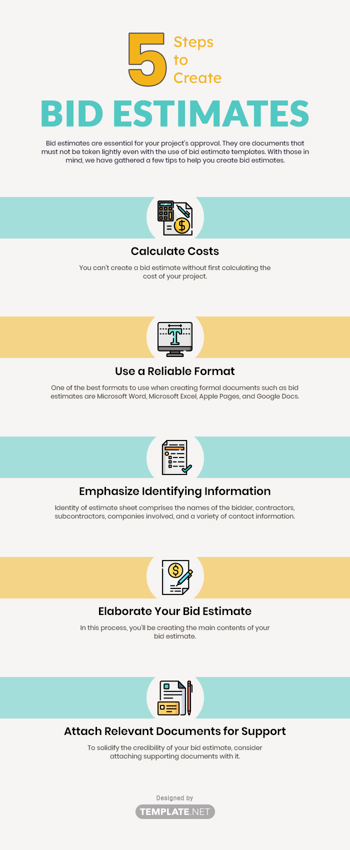 FREE Bid Estimate Template Download In Word Google Docs Excel PDF 