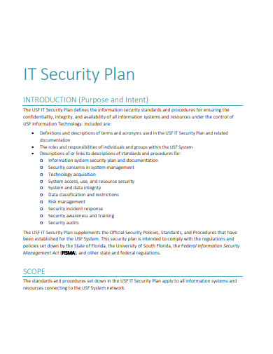10+ Security Plan Templates in Google Docs | Word | Pages | PDF