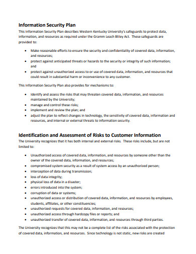 10+ Security Plan Templates in Google Docs | Word | Pages | PDF