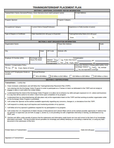 11+ Internship Training Plan Templates in Doc | Excel | PDF