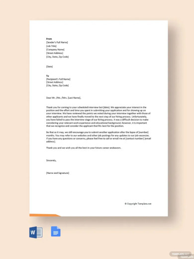 Interview Letter Templates - 31+ Free Word, PDF Documents Download