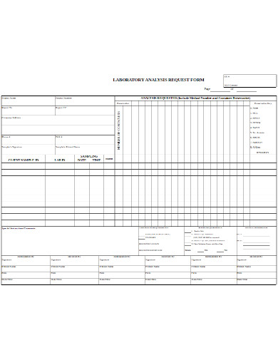 FREE 23+ Laboratory Request Form Templates in MS Word | PDF | Excel