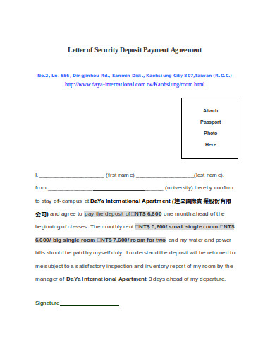 FREE 10+ Security Deposit Agreement Templates in Google Docs | MS Word ...
