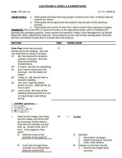 FREE 4+ Assumption Log Templates in PDF | MS Word