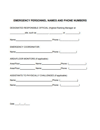 11+ Medical Emergency Response Plan Templates in PDF | DOC