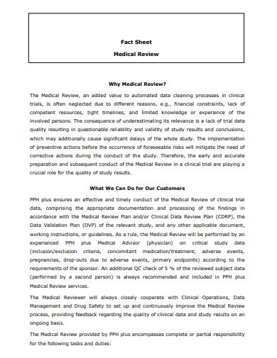 17+ Medical Fact Sheet Templates - PDF, DOC