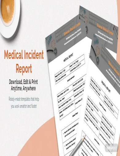10+ Medical Incident Report Templates in PDF | DOC