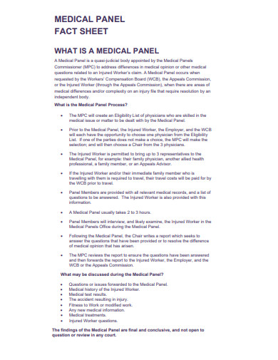 17+ Medical Fact Sheet Templates - PDF, DOC