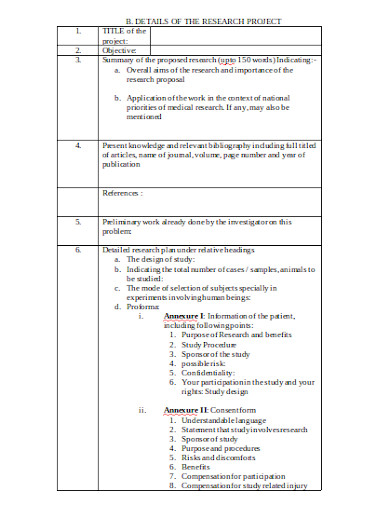 17+ Medical Research Proposal Templates in PDF | DOC