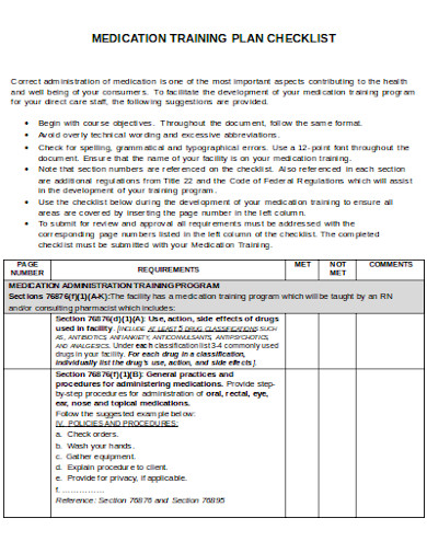 18+ Medication Administration Checklist Templates in DOC | PDF