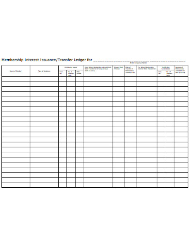 Stock Transfer Ledger Pdf _ Free Printable Stock Ledger Templates [PDF ...