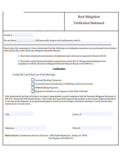 23+ Verification Statement Templates in PDF | DOC