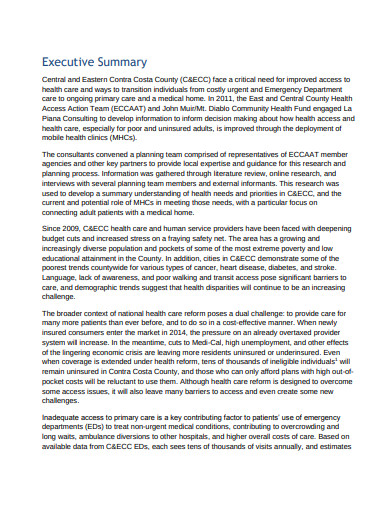 10+ Medical Clinic Proposal Templates - PDF, DOC