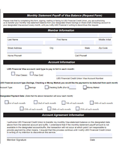 13+ Payoff Statement Templates in PDF