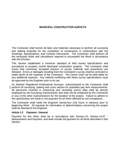 20+ FREE Construction Survey Templates in PDF | DOC