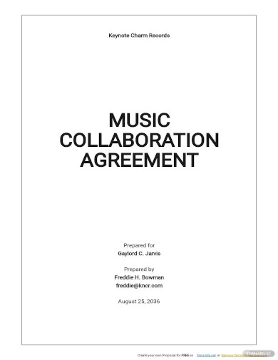 17+ Collaboration Agreement Templates - Word, PDF, Apple Pages