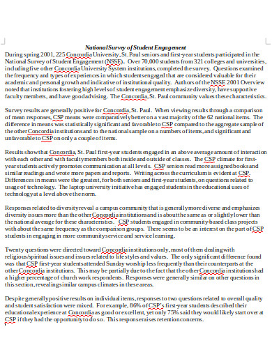 18+ Student Engagement Survey Templates in PDF | DOC