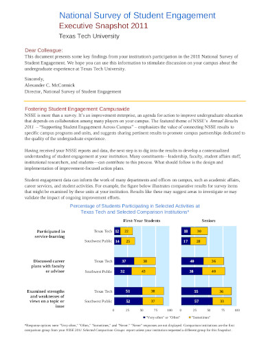 18+ Student Engagement Survey Templates in PDF | DOC