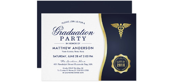 FREE 3 Nursing Graduation Invitation Templates In PSD