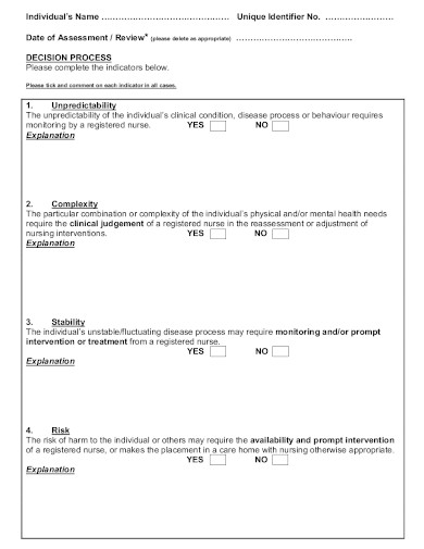 21+ Nursing Assessment Form Templates - PDF, DOC