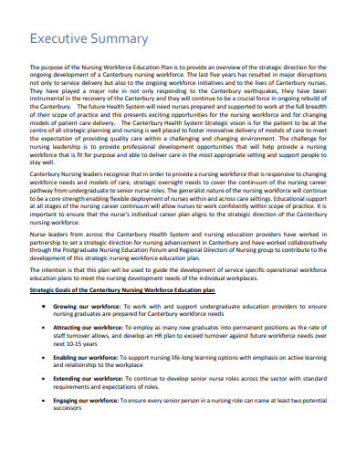 6+ Nursing Education Plan Templates in PDF