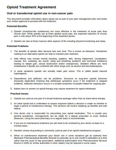 FREE 22+ Treatment Contract Templates in PDF | MS Word