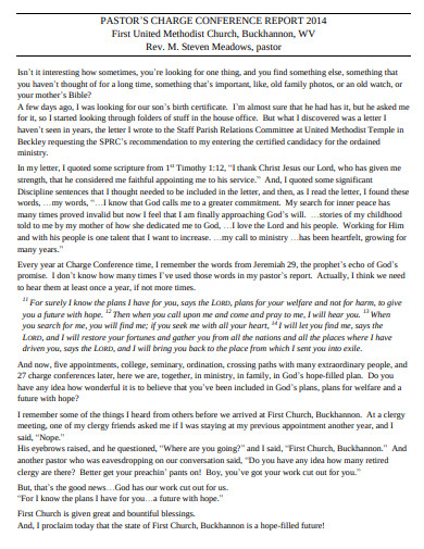 11+ Church Conference Report Templates in DOC | PDF
