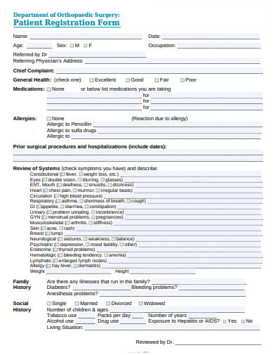 24+ Patient Registration Form Templates - PDF, DOC