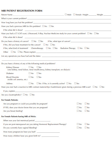 24+ Patient Registration Form Templates - PDF, DOC