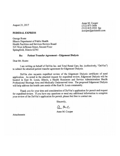 6+ Patient Transfer Agreement Templates - PDF, DOC