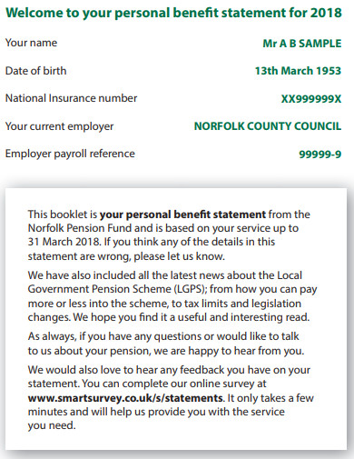 19+ Benefits Statement Templates in PDF | DOC | XLS