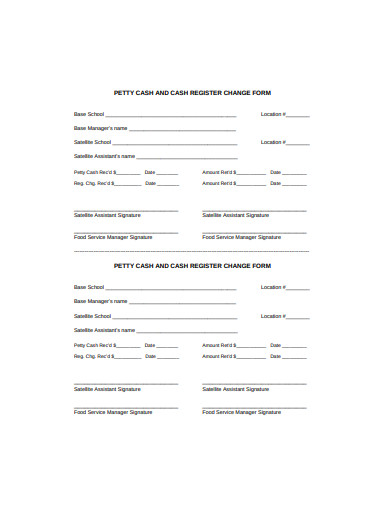 5+ Petty Cash Register Templates in PDF | XLS