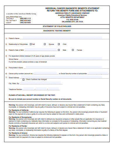 19+ Benefits Statement Templates in PDF | DOC | XLS