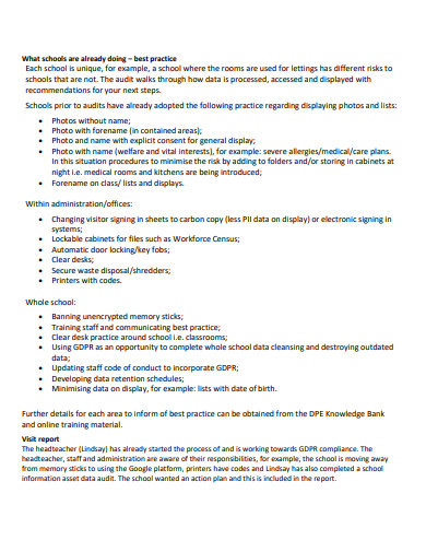 14+ Free School Visit Report Templates in Google Docs | Word | PDF ...