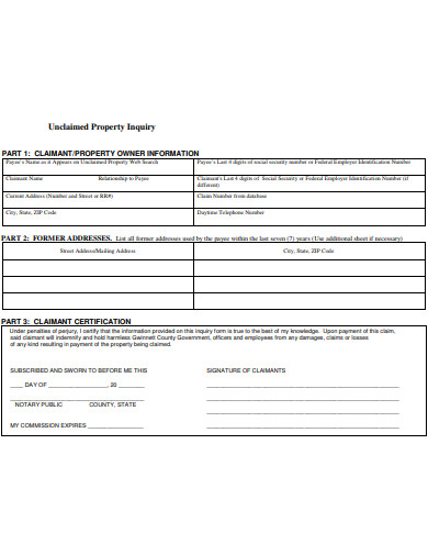 22+ Property Inquiry Form Templates in PDF | DOC