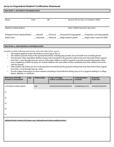 23+ Verification Statement Templates in PDF | DOC
