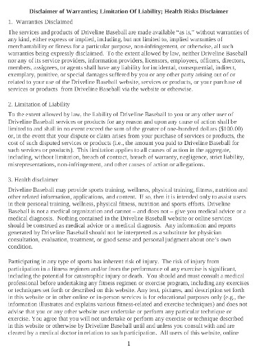 10+ Product Liability Disclaimer Templates in PDF | Word