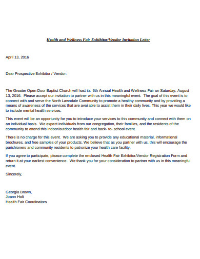 Free 27+ Church Invitation Letter Templates in DOC, PDF