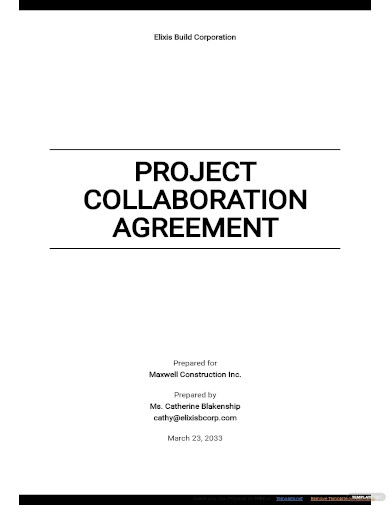 17+ Collaboration Agreement Templates - Word, PDF, Apple Pages