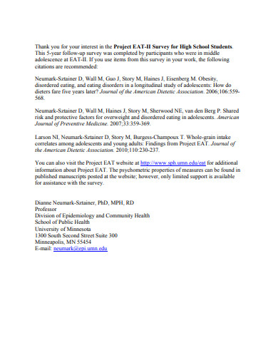 18+ Project Survey Templates in PDF | DOC