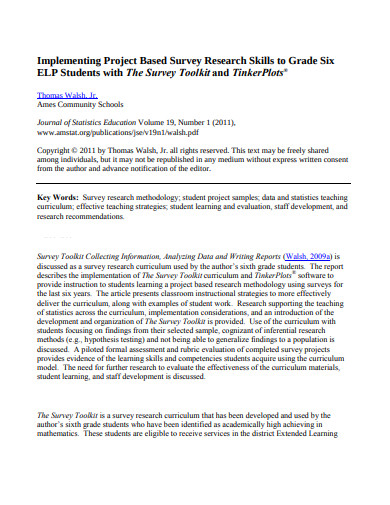 18+ Project Survey Templates in PDF | DOC