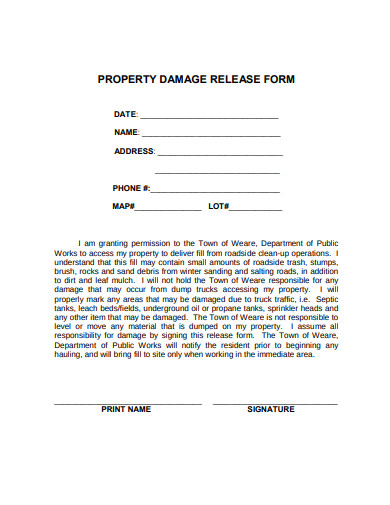 20+ Property Release Form Templates in PDF