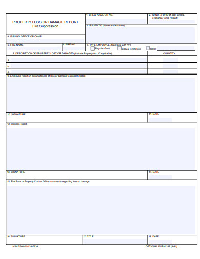 18+ Property Damage Report Templates in Google Docs | Word | Pages | PDF