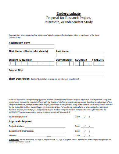 10+ Internship Project Proposal Templates in PDF | DOC