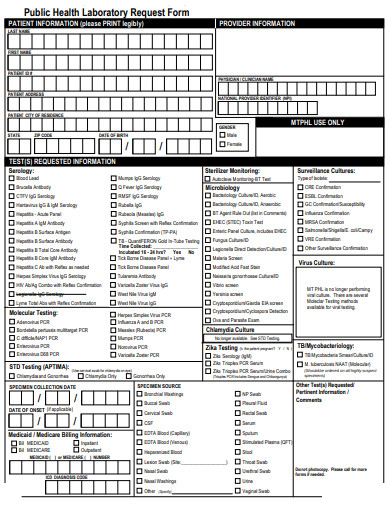 FREE 23+ Laboratory Request Form Templates in MS Word | PDF | Excel